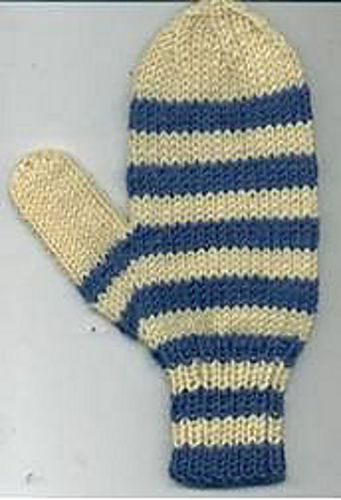 Ravelry: Easy Striped Mittens pattern by Laurie Sundstrom