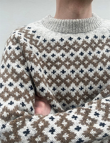 Ravelry: Inge Sweater Man pattern by LE KNIT by Lene Holme Samsøe