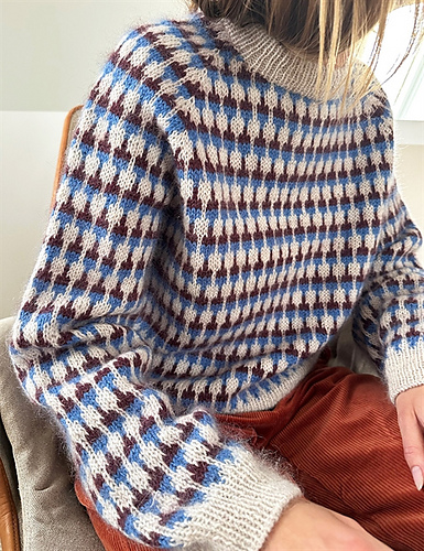Ravelry: Facet Sweater pattern by LE KNIT by Lene Holme Samsøe