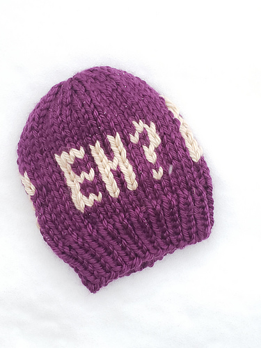 Ravelry: Eh? Beanie pattern by Justyna Srock