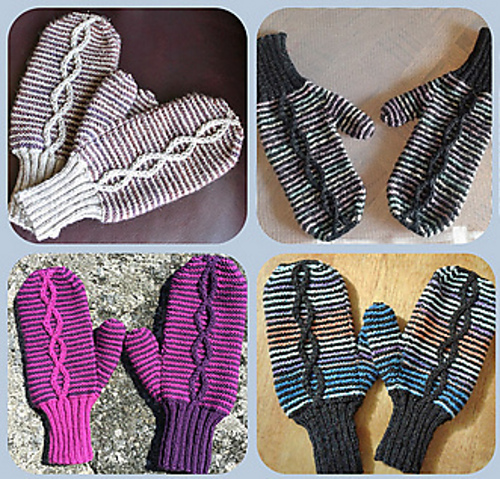 Ravelry: Montreal Mural Mittens pattern by Heather Anderson