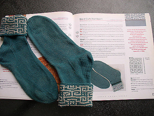 Ravelry: Slip-St Cuffs That Won't pattern by Lorraine Ehrlinger