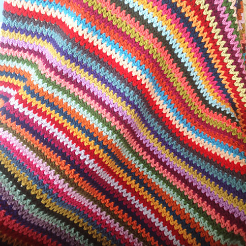 Ravelry: V Stitch Stripes pattern by Sucrette