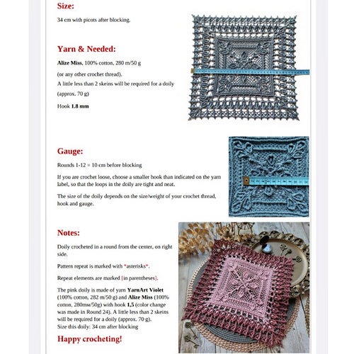 Ravelry: Michelle pattern by Elena Bojkova