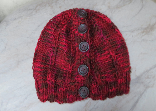 Ravelry: Button Ponytail / Messy Bun Hat pattern by Lena Mathisson