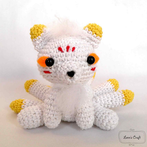 Ravelry: Nine tail fox Gumiho Kyuubi pattern by Lenn's Craft