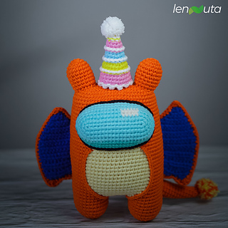 Ravelry: Among Us Charizard Pokemon pattern by Nutas Nguyen