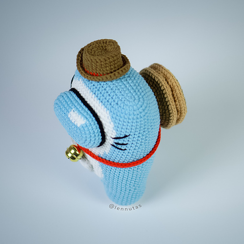 Ravelry: Among Us Doraemon pattern by Thao Nguyen Lennutas