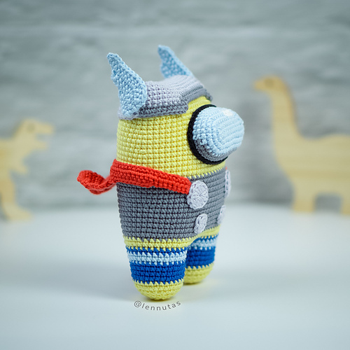 Ravelry: Among Us Thor pattern by Thao Nguyen Lennutas