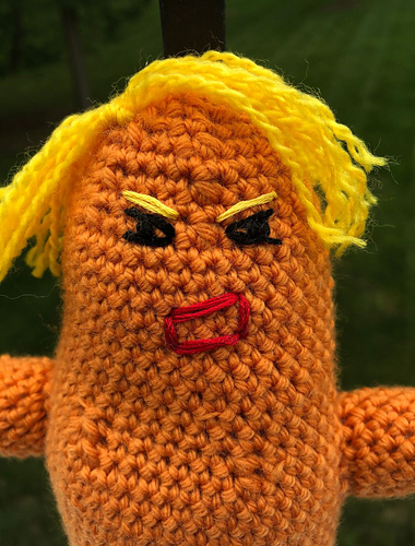 Ravelry: Slam-it Trump Doll pattern by Leslie Dodge