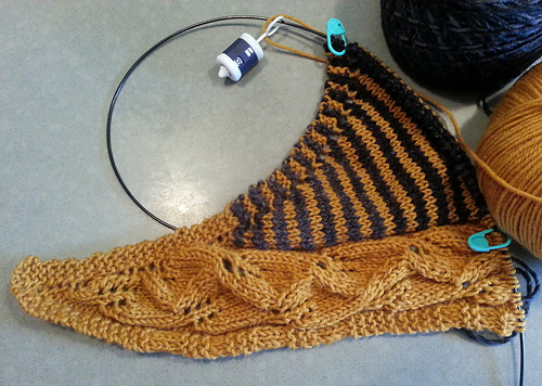 Ravelry: Leaf Press Shawl pattern by Judy Marples