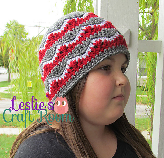 Ravelry: Inverted Mountains Beanie pattern by Amber Schaaf