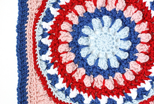 Ravelry: The Layered Dahlia Square pattern by Alexis Middleton