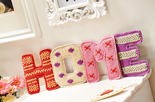 Ravelry: Knitted Letters set pattern by Knit Crochet Create