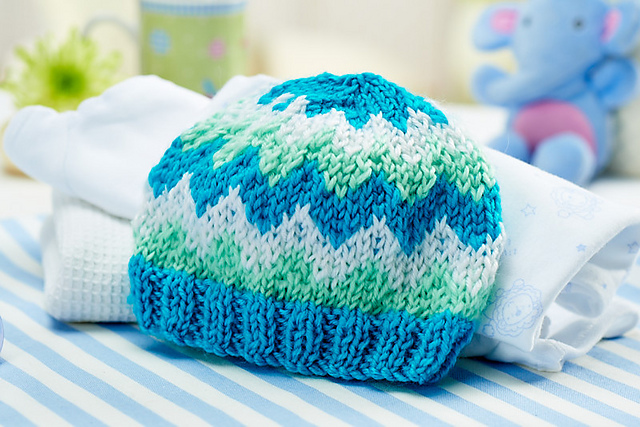 Ravelry: Chevron hat pattern by Lucinda Ganderton