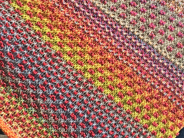 My Night Shift shawl that I made with bulky yarn. It was addictive to ...