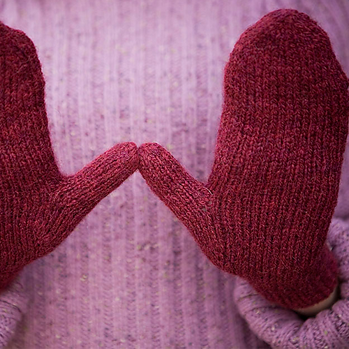 Ravelry: Basic Worsted-Weight Mittens for Magic Loop pattern by Liat Gat