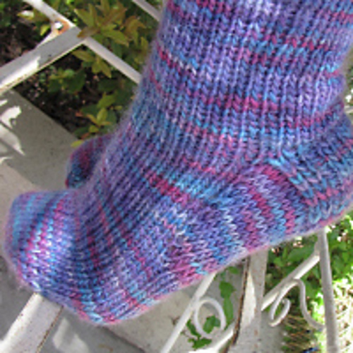 Ravelry: Toe-Up Worsted-Weight Socks - KnitFreedom pattern by Liat Gat