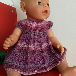 Ravelry: liepsnike's Doll Garter Stitch Summer Dress