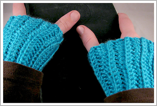 Ravelry: Flared Cuffs pattern by Jenn Wolfe Kaiser