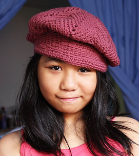 Ravelry: lifeasastitcher's Purple Tomboy Cap