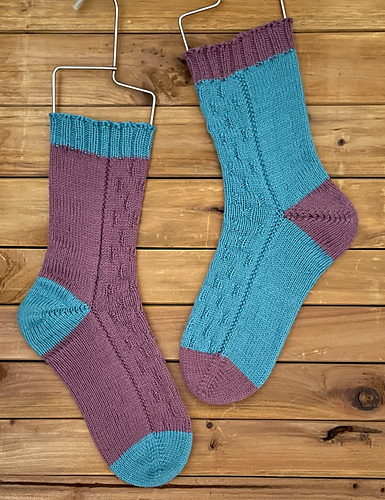 Ravelry: Winter Solstice Socks pattern by Mary Lukas