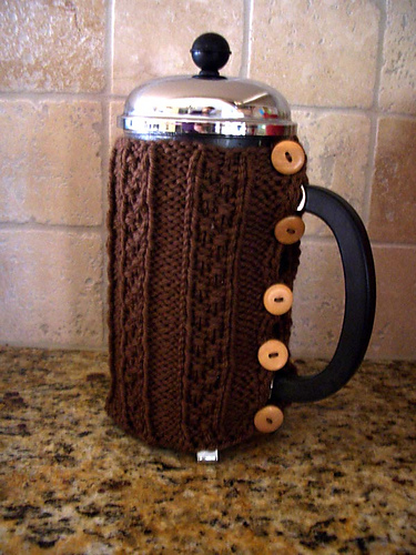 Ravelry: A French Press Cozy For Jenny pattern by Mary Townsend