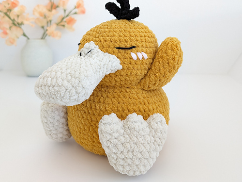 Ravelry: Sleepy Psyduck pattern by Kaylin Liang