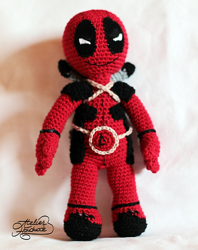 Ravelry: DeadPool toy pattern by Atelier Handmade