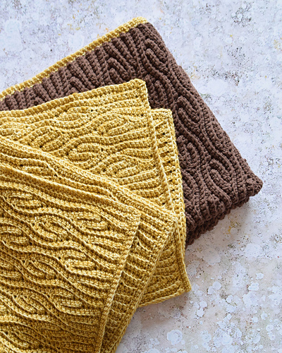 Ravelry: Curly Branches Square pattern by Tatsiana