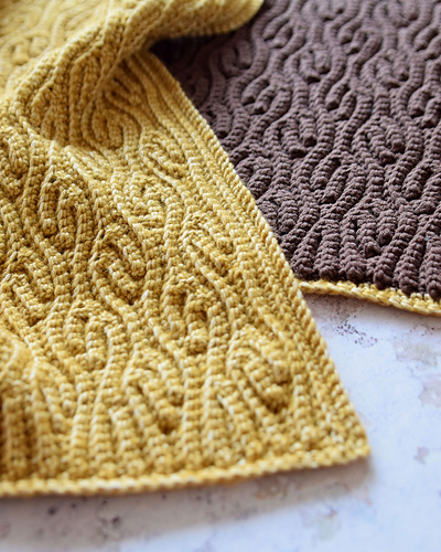 Ravelry: Curly Branches Square pattern by Tatsiana