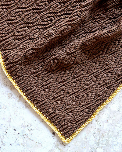 Ravelry: Curly Branches Square pattern by Tatsiana