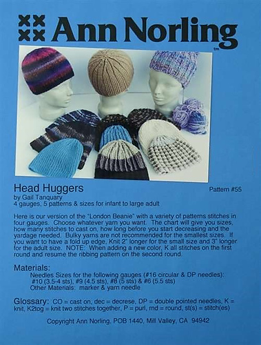 Ravelry: Ann Norling #55, Head Huggers - patterns