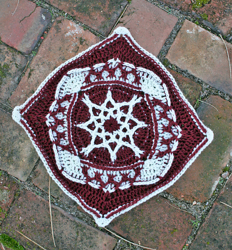 Ravelry: Diamond Star Square pattern by Linda Dean