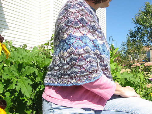 Ravelry: Itasca Poncho - Worsted Weight pattern by Linda Kuzma