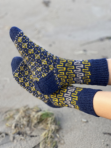 Ravelry: London Memories Socks pattern by Zanete Knits