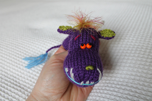 Ravelry: Big Gruff Monster and Friends Finger Puppets pattern by ...