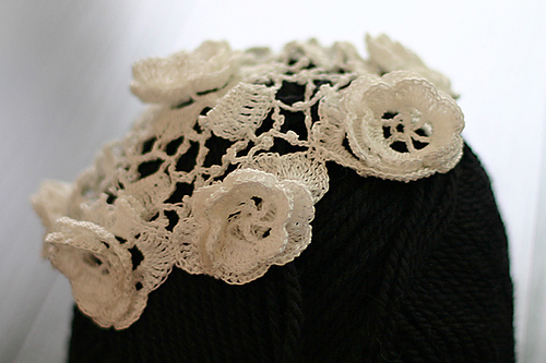 Ravelry: Irish Crochet baby bonnet 100 yr old pattern by Wendy Harbaugh