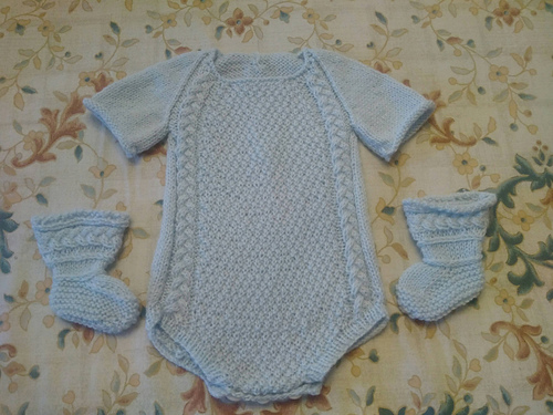 Ravelry: Cable Detail Romper pattern by Patons Australia