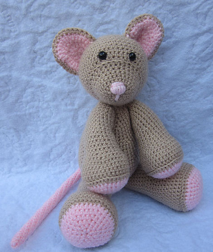 Ravelry: The Adorable Mouse pattern by Melissa's Crochet Patterns