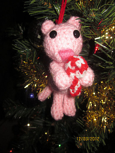 Ravelry: Cat Christmas Ornament pattern by Melissa's Crochet Patterns