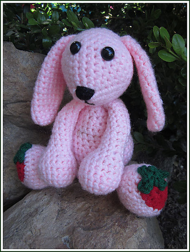 Ravelry: Little Strawberry Bunny pattern by Melissa's Crochet Patterns