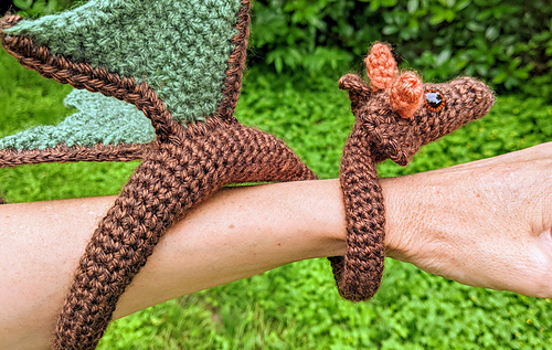 Ravelry: Wearable Wrap Dragon pattern by Lisa Heathco