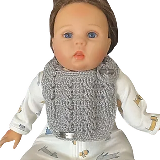 Ravelry: Ethan Cabled Bib pattern by Lisa Boyd