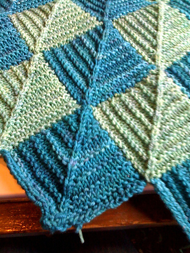 Ravelry: Mitered Diamonds Afghan pattern by JoAnne Turcotte