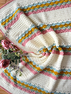 Ravelry: Little Lotus Blanket pattern by Little Duck Crochet