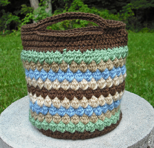 Ravelry: Cluster Stitch Bag pattern by Crochet with Clare