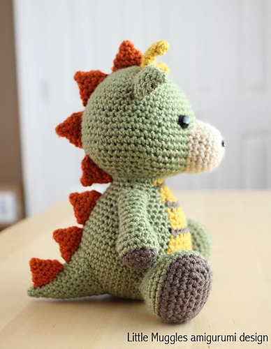 Ravelry: Amigurumi Spike the Dragon pattern by Little Muggles