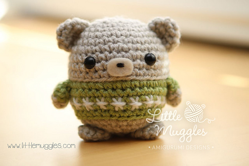 Ravelry: Little Muggles Baby Bear Ornament pattern by Little Muggles