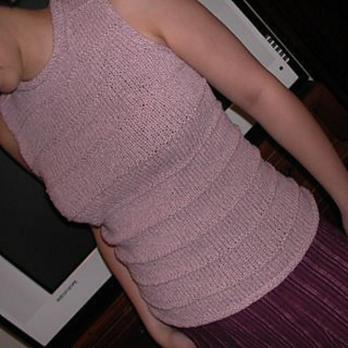 Ravelry: Roll Neck Sleeveless Shell pattern by Barbara Breiter